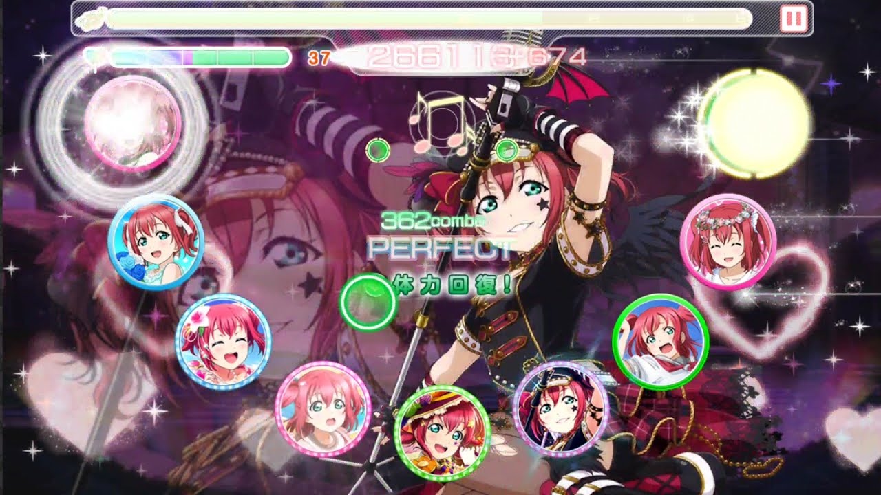 [LLSIF] Love Live! School Idol Festival. Ruby - RED GEM WINK [master ...