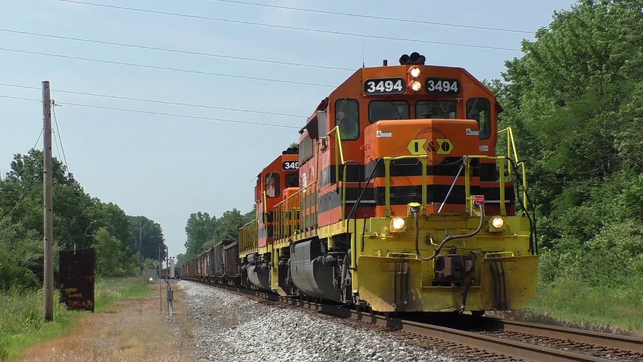 IORY 3494 train at DT&I Junction CSX Toledo Subdivision - YouTube