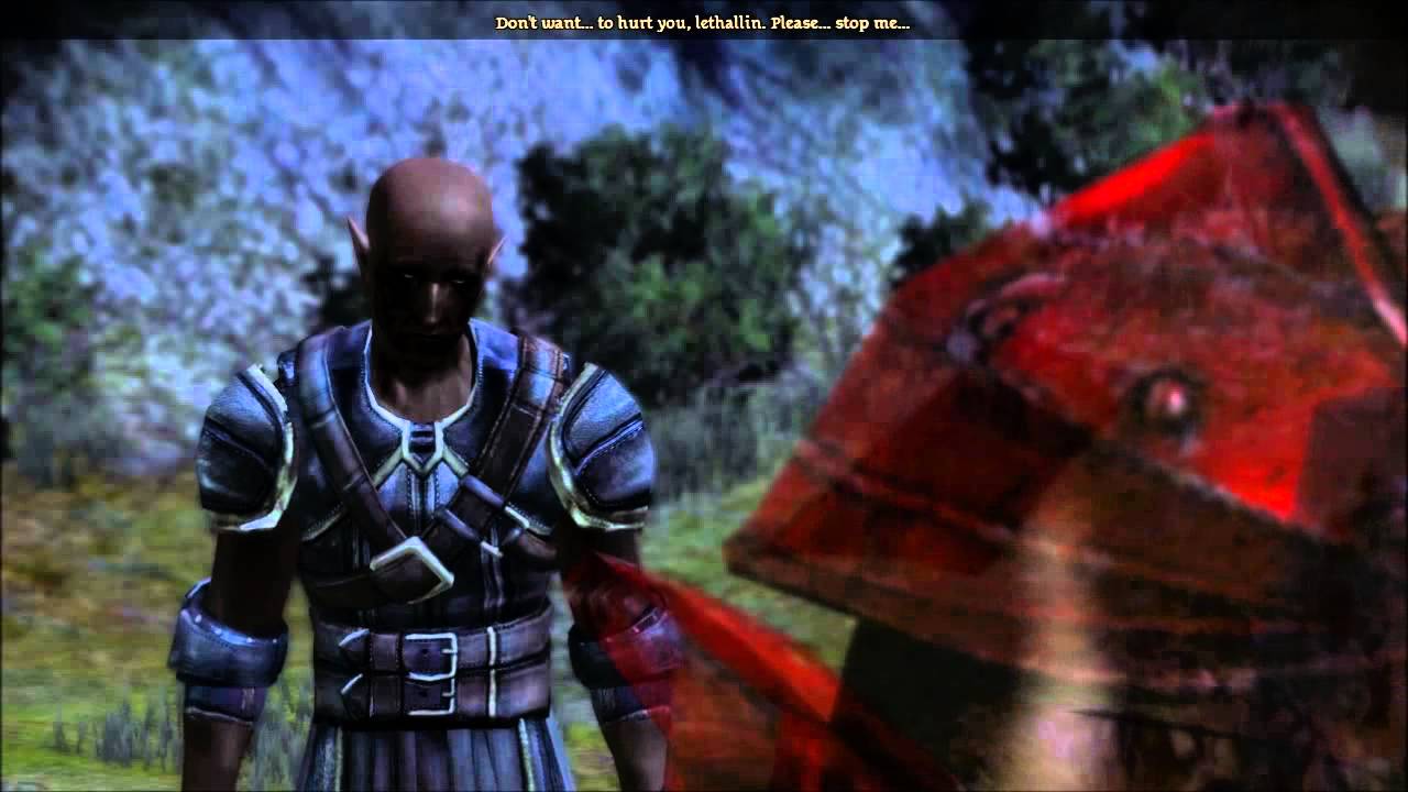 Dragon Age; Origins, Encountering Tamlen as a Ghoul (Dalish Elf) - YouTube
