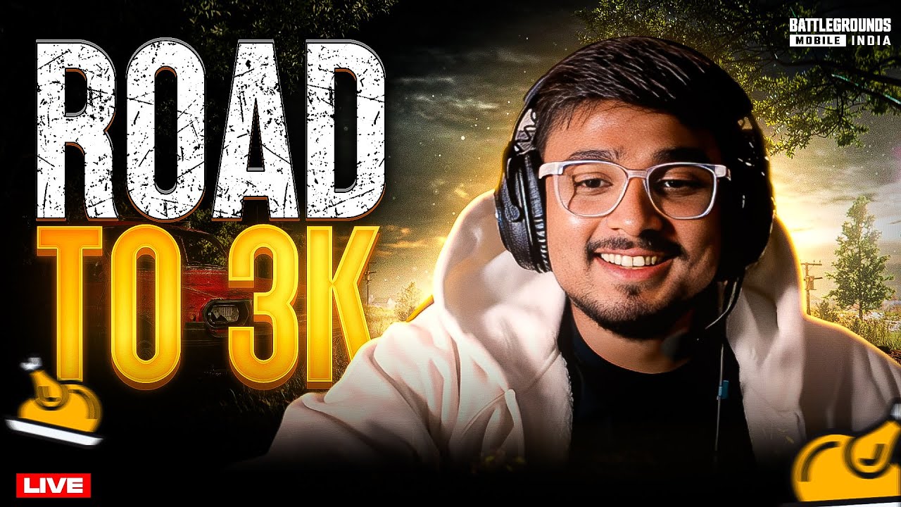 LETS COMPLETE 3K SUBSCRIBER WITH IN 1 MONTH!! ️‍🔥 ️ | |BGMI LIVE ...