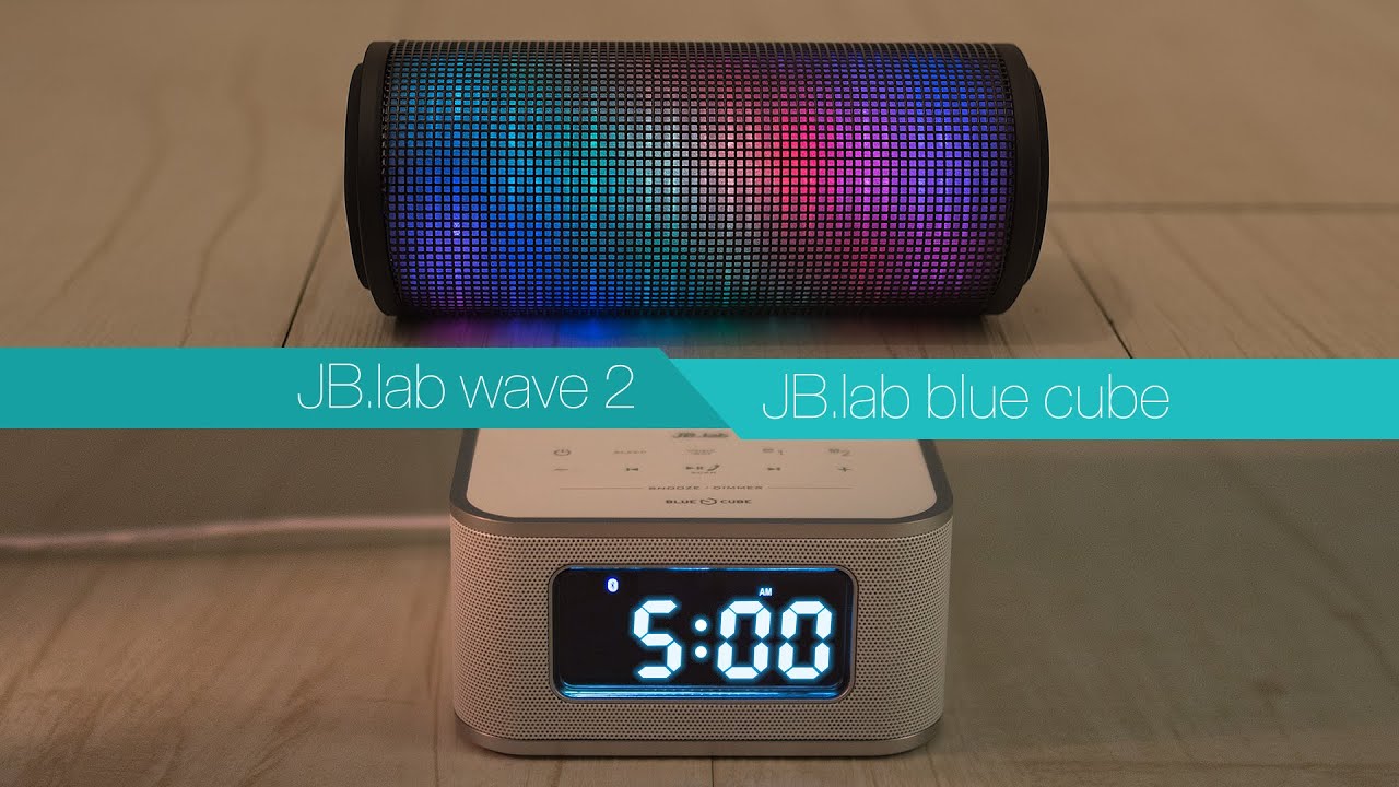 JBlab WAVE 2 vs JBlab Blue Cube - Bluetooth Speaker - YouTube