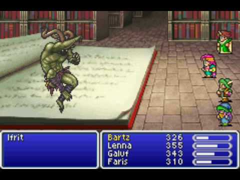 FFV Advance Random Class Challenge - Ifrit - YouTube