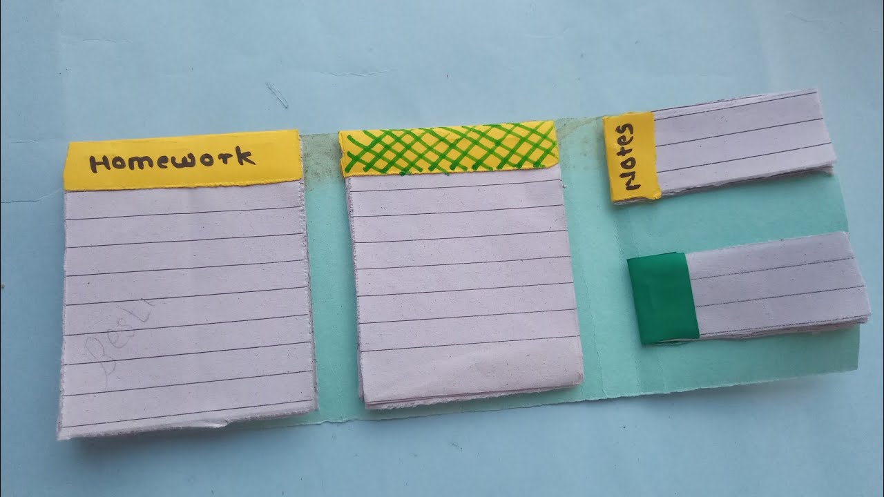 Notebook Folder Organizer Diy | Notebook folder organiser tonni art and ...