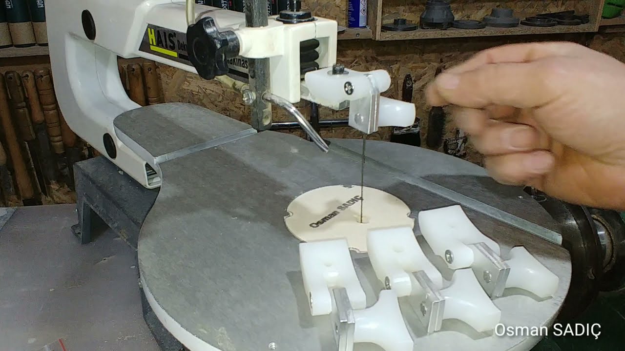 scrollSaw / Kıl Testeresi Kolay Değişim Aparatı #scrollSaw # ...
