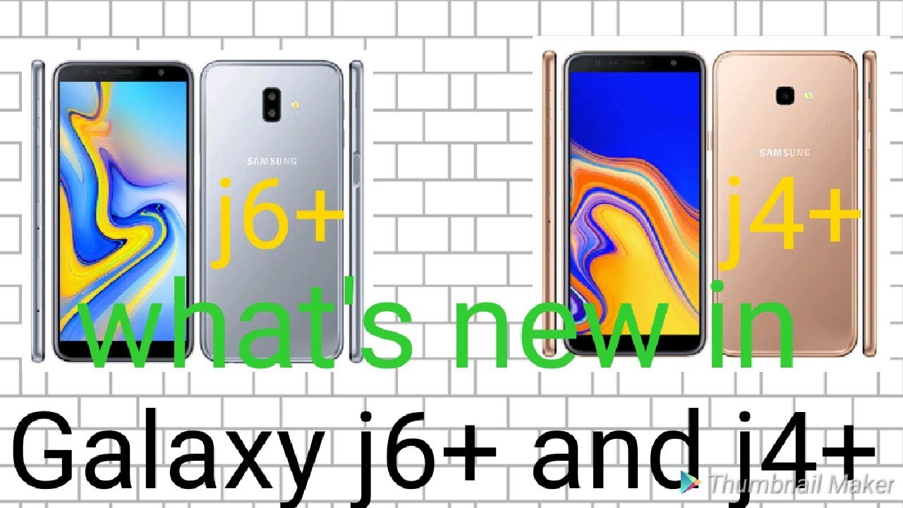 Samsung Galaxy j6+ and j4+ | launched two new j series phones - YouTube