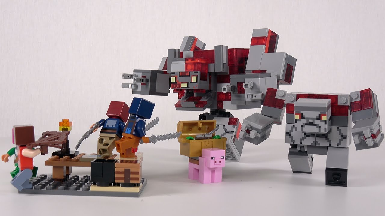 레고 마인크래프트 레드 스톤 만들어 보자 (Lego minecraft 21163 the redstone battle) - YouTube
