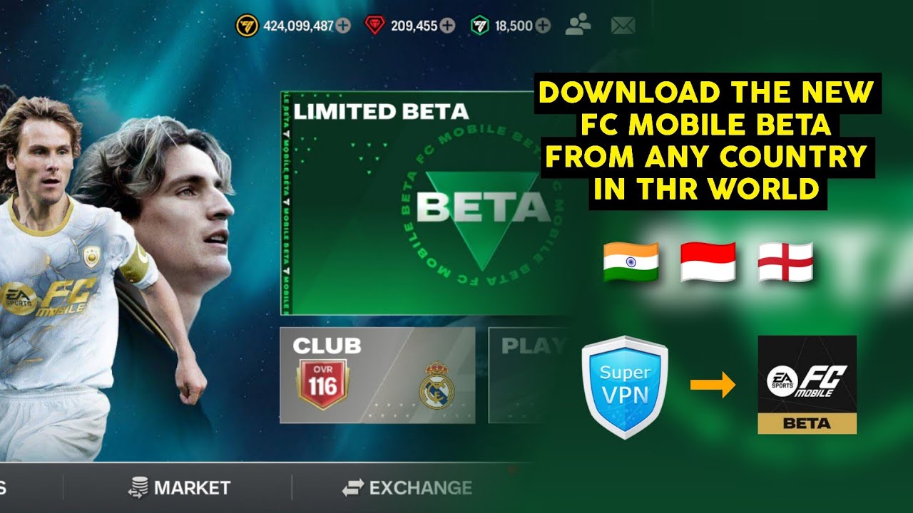 HOW TO DOWNLOAD NEW FC MOBILE BETA FROM ANY COUNTRY 🤔⁉️USE THIS TRICK ...