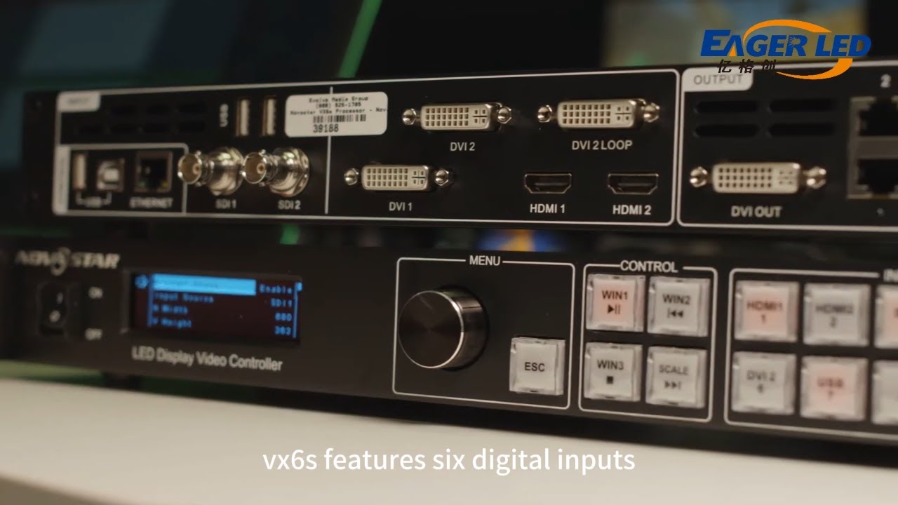 Novastar LED Display Sign Video Controller Novastar VX6S 丨EagerLED LED ...