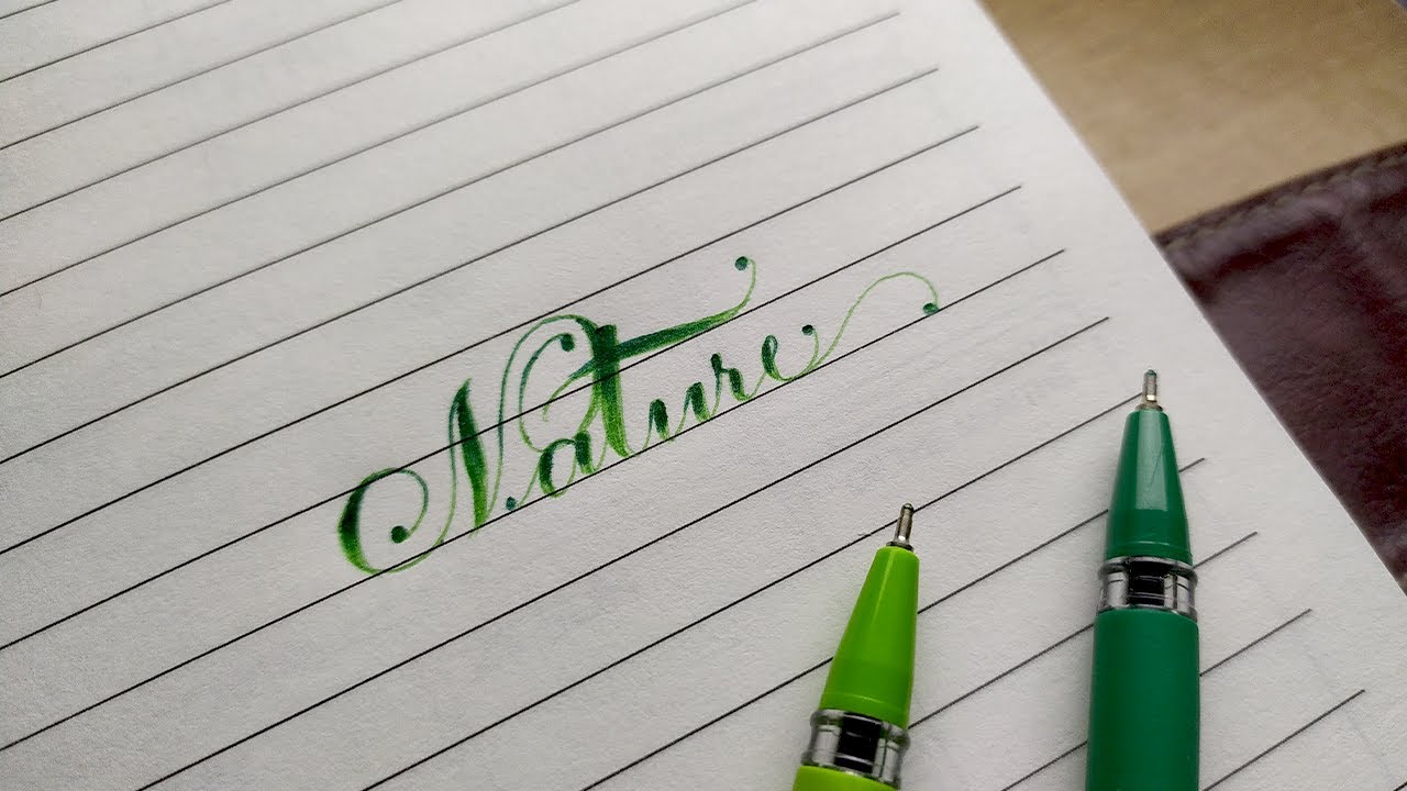 Beautiful Calligraphy - Nature #calligraphy - YouTube