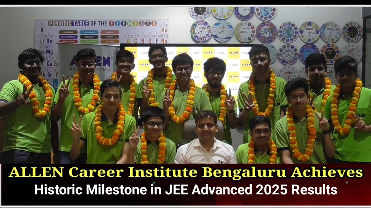 ALLEN Career Institute Bengaluru Achieves Historic Milestone in JEE ...