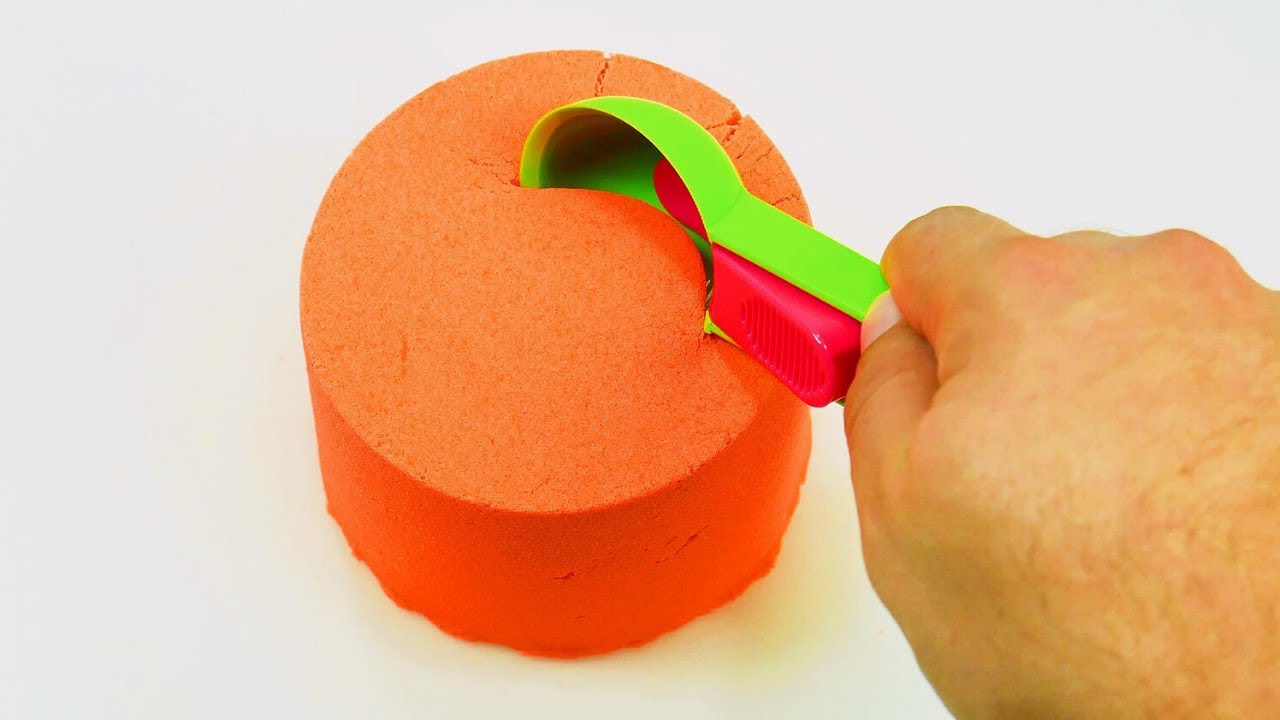 Very Satisfying Kinetic Sand Compilation Video #2 | Scooping and ...