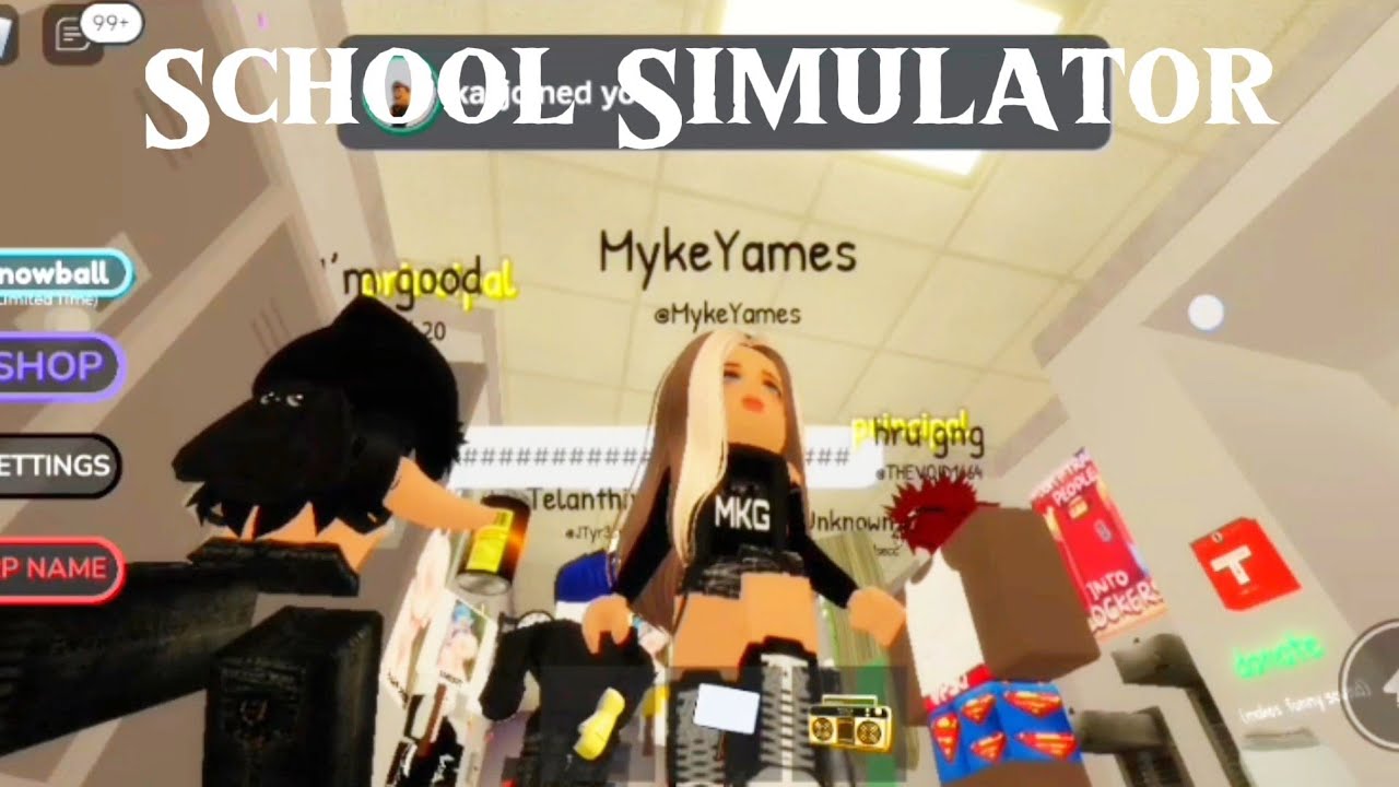 School Simulator! Roblox - YouTube