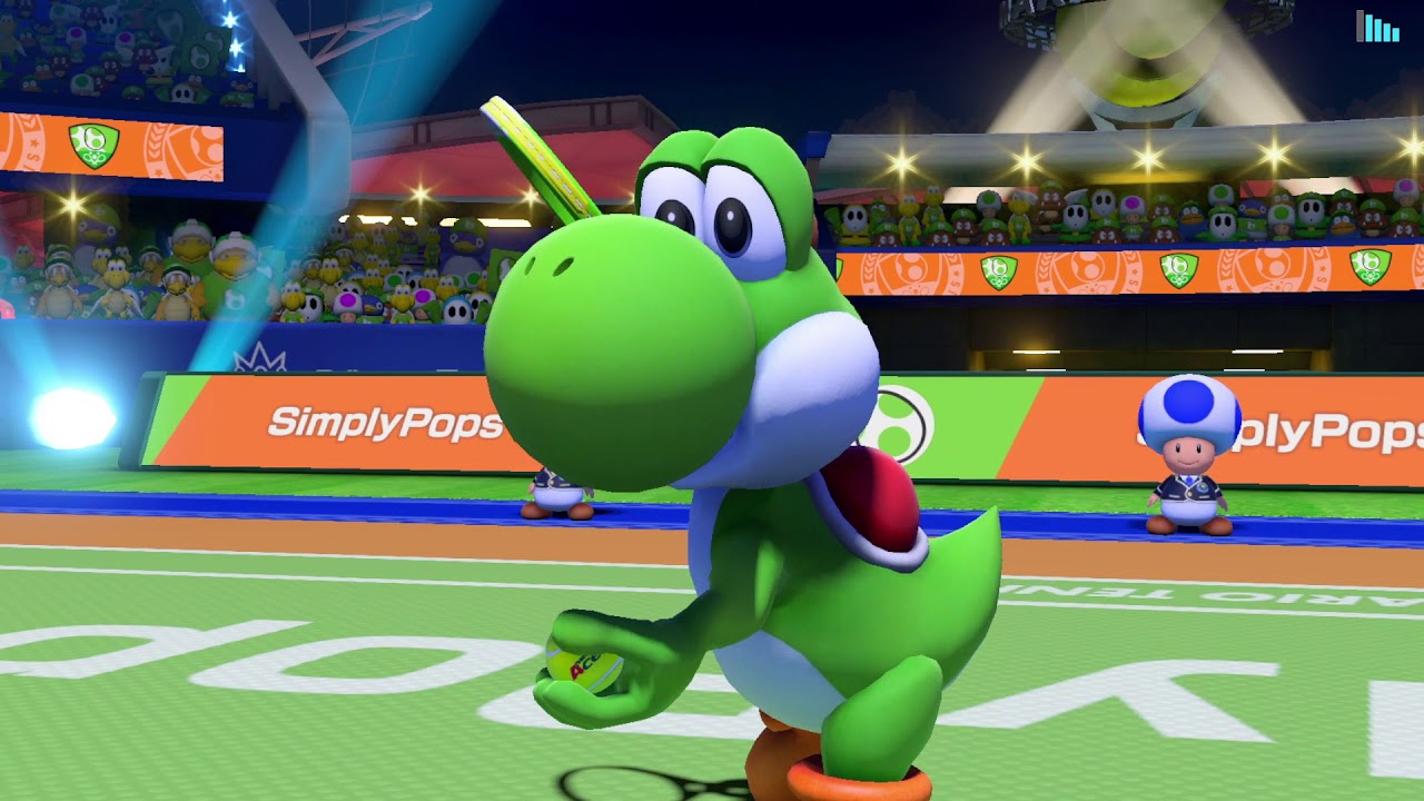 MARIO TENNIS ACES: RAGING YOSHI GAMEPLAY! (Online Tournament) - YouTube