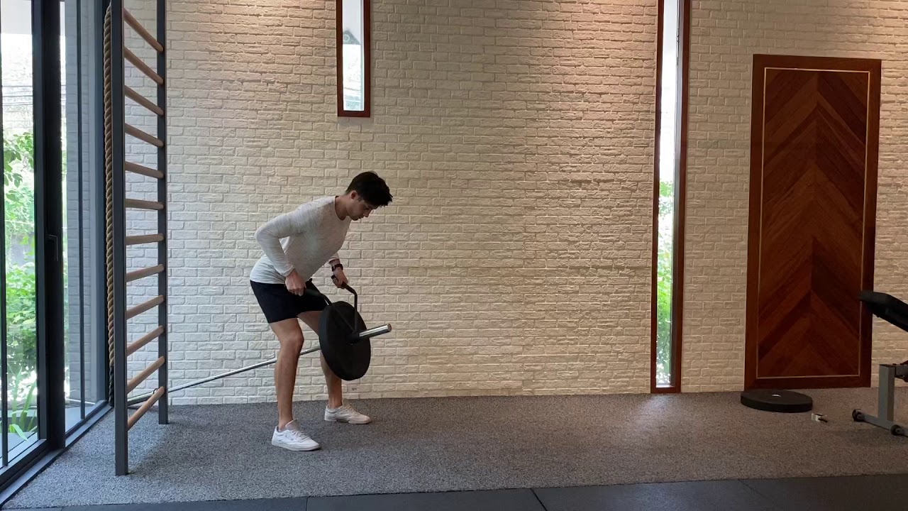 Landmine row | Barbell - YouTube