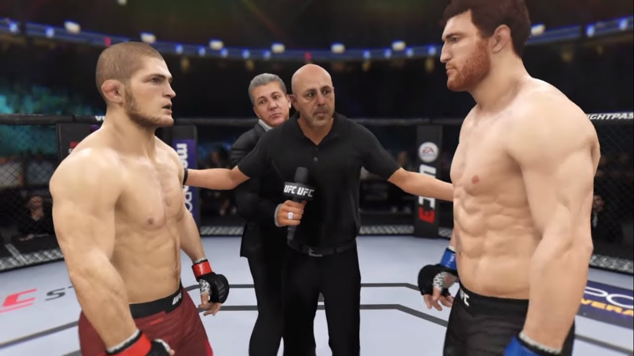 Khabib vs. Ruslan Magomedov (EA Sports UFC 3) - CPU vs. CPU - YouTube