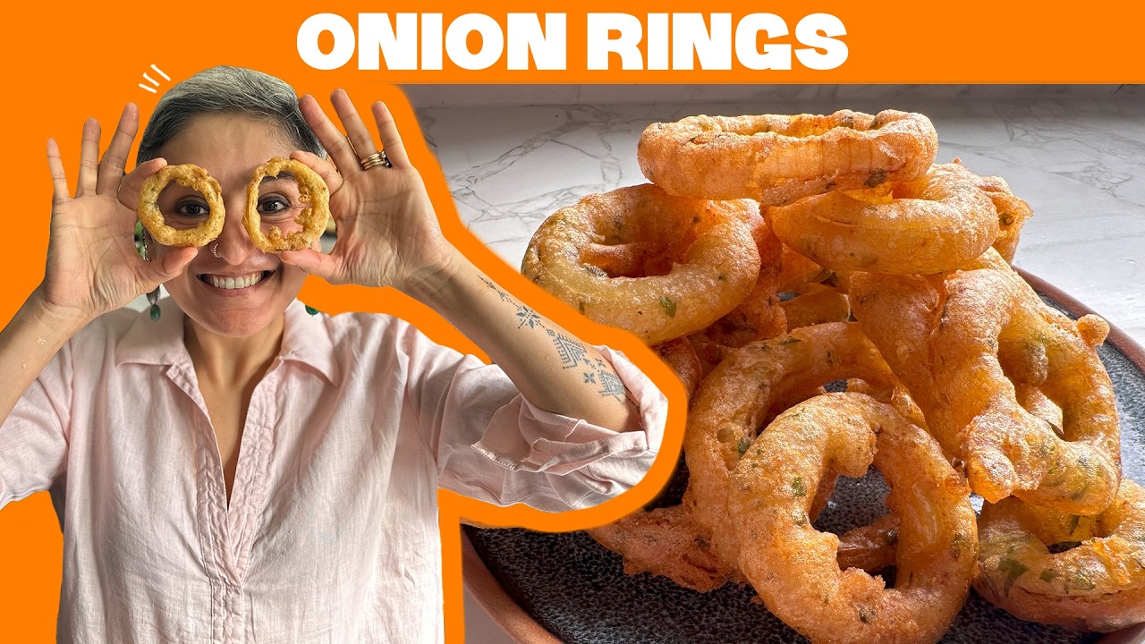 INDIAN STYLE ONION RINGS - so good you want to make them now! # ...
