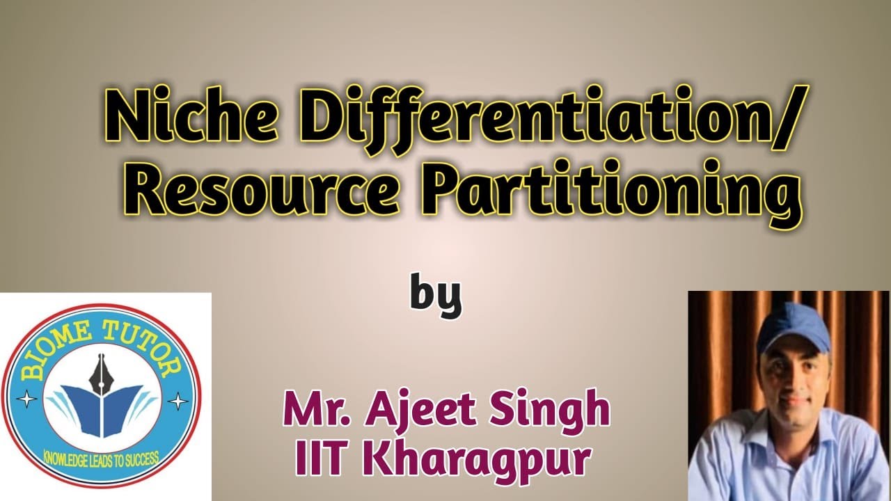 Niche Differentiation II Resource Partitioning II Character ...