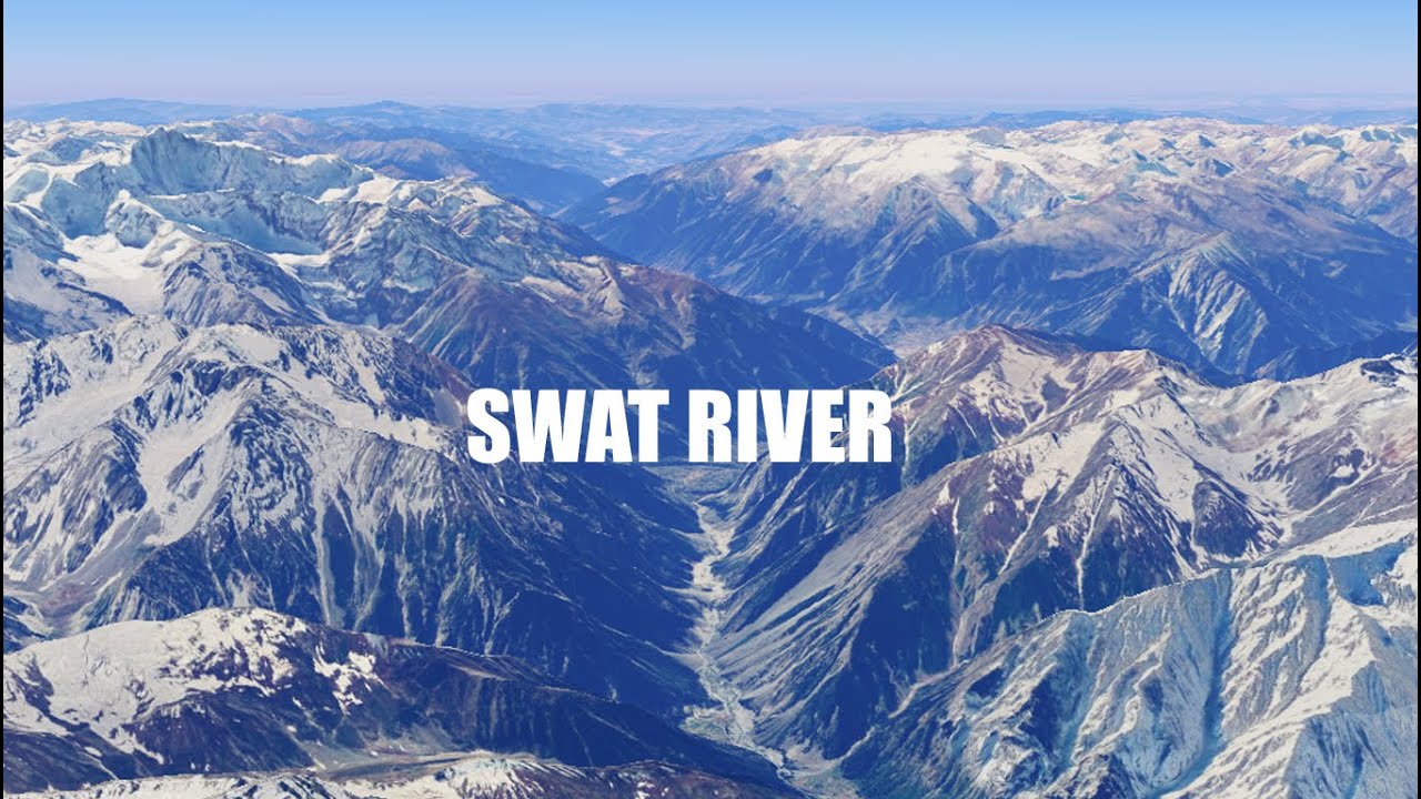 Aerial view of Swat River دریائے سوات‎ || سوات سیند‎ - YouTube