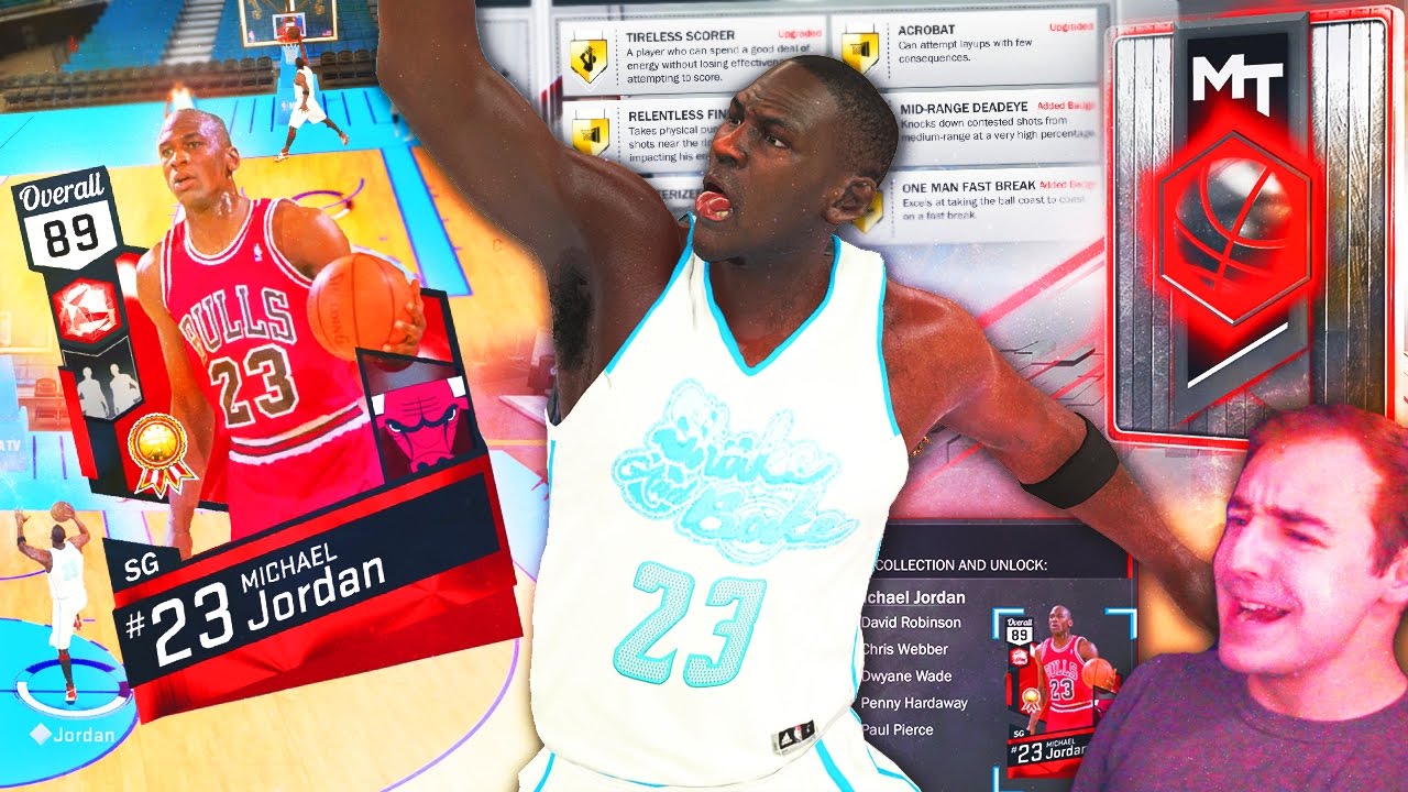 NBA 2K17 My Team RUBY MICHAEL JORDAN! ROOKIE REWIND COLLECTION REWARD ...