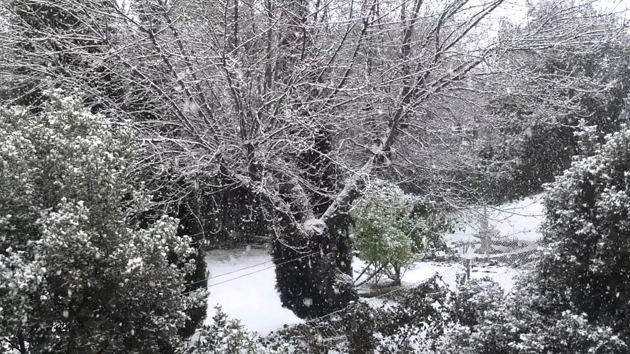 Desde mi ventana... (ver nevar) - YouTube