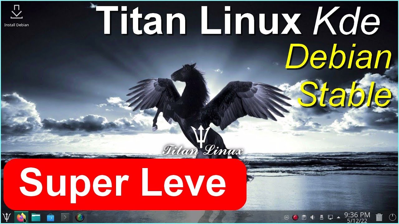 Titan Linux Kde nova distro Debian Stable. Muito Rápida, Estável e Leve - YouTube