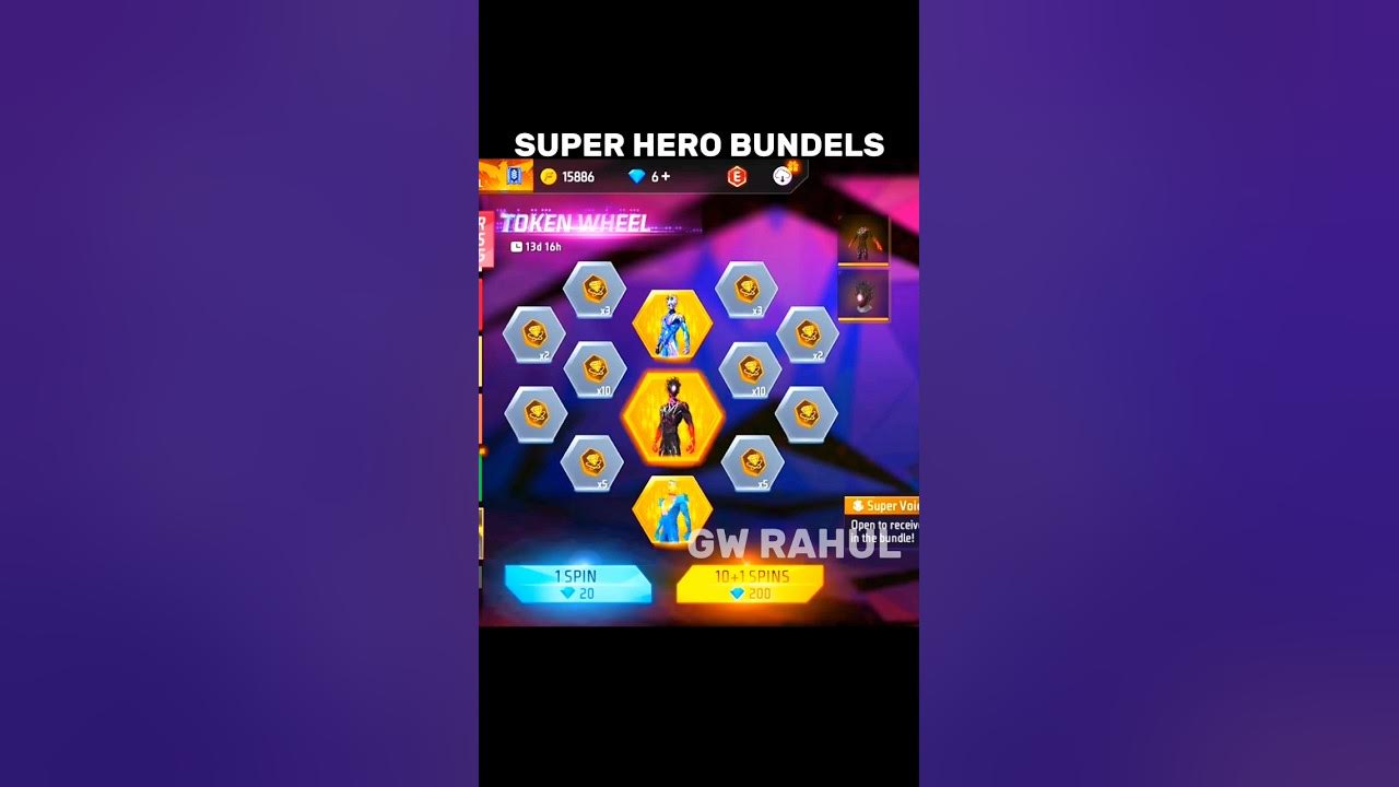 NEW SUPER HERO BUNDLES 🔥 FREE NEW SUPERHERO BUNDLES TOKEN WHELLS # ...