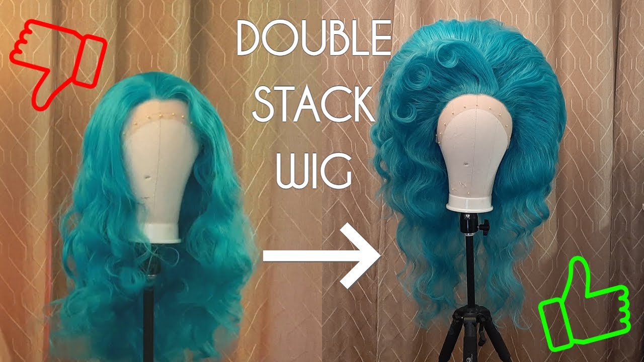 TEAL DOUBLE STACK WIG | ALEXXXIS'S 1ST VIDEO - YouTube