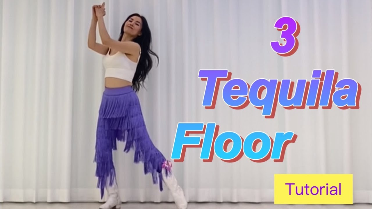 [중급] 3 Tequila Floor line dance l Tutorial l 쓰리 테킬라 플로어 스텝설명 ㅣ 인천라인댄스 - YouTube
