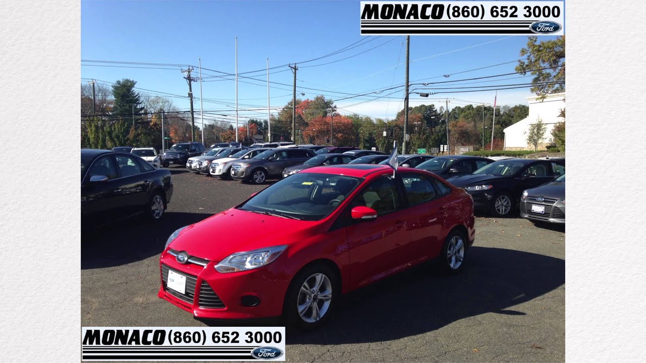 2013 Focus SE for sale at Monaco Ford in Glastonbury, CT - YouTube