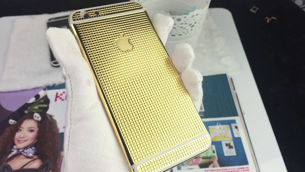 Luxury Apple iPhone 6 6s 7 Plus Gold Limited Edition Back Panel - YouTube