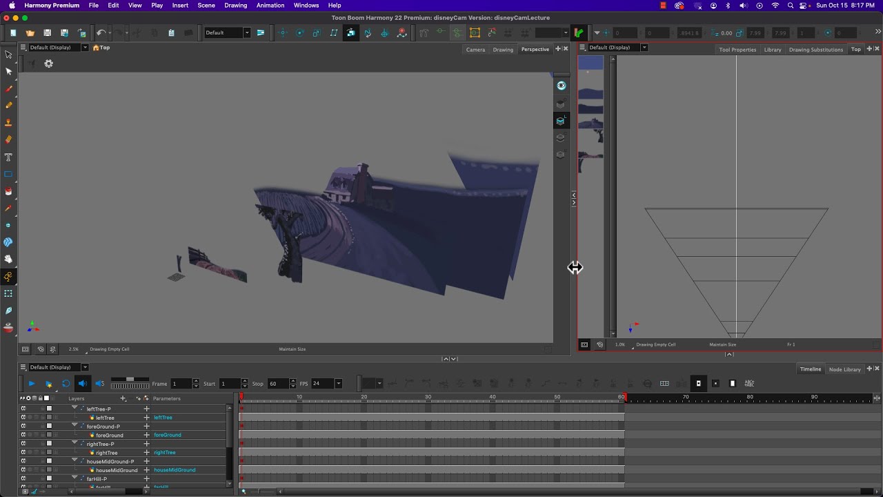 Creating a Multiplane Scene in Toon Boom Harmony - YouTube