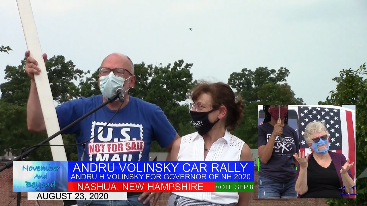 NOVEMBER AND BEYOND - Andru Volinsky For Governor Car Rally in Nashua ...
