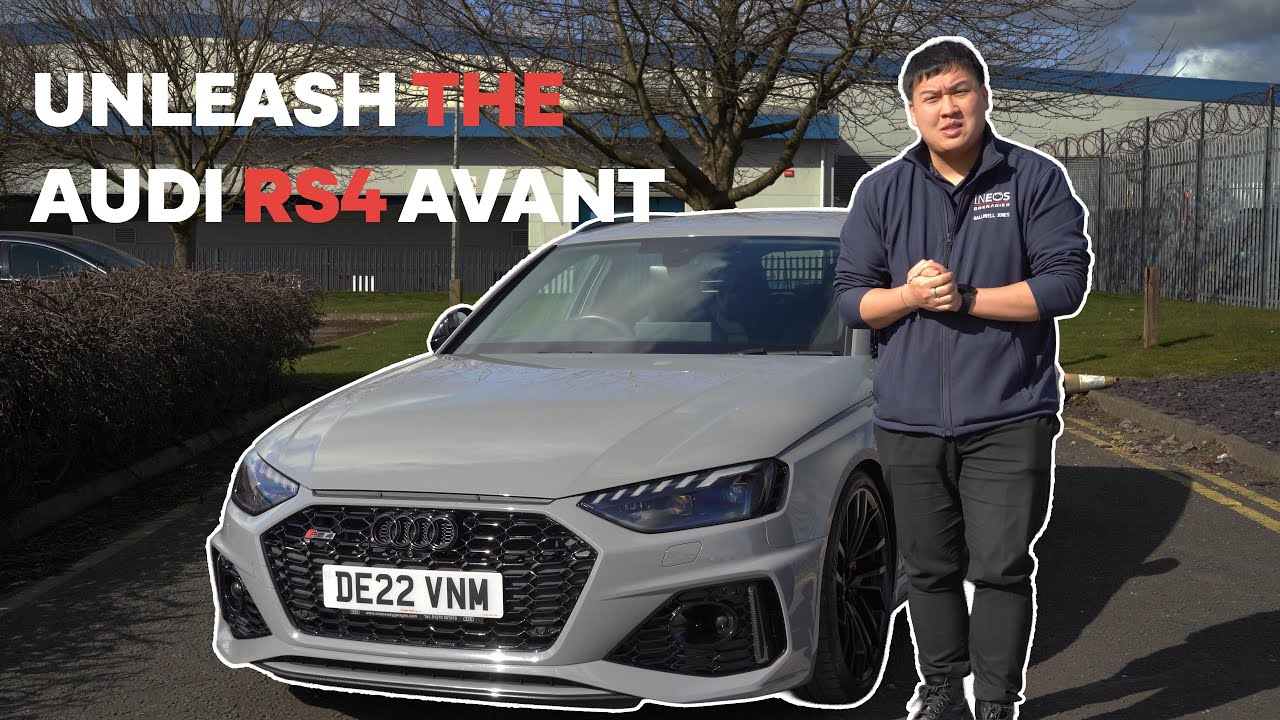 Unleash the power of the Audi RS4 Avant! | Halliwell Jones DEVA - YouTube
