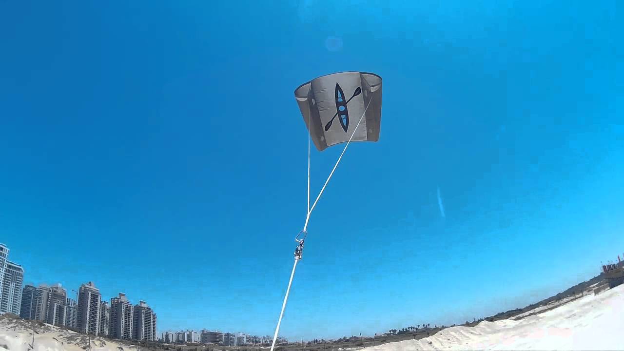 kayak kite - YouTube