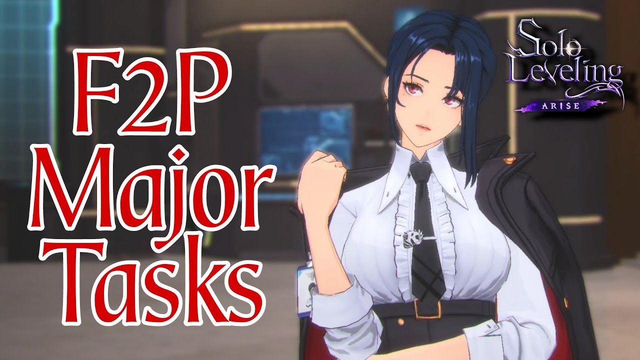 F2P 3 MAJOR TASKS TO DO - Solo Leveling Arise Global - YouTube