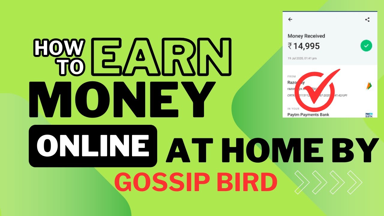 Gossip bird How to earn money by Gossip bird work from from - YouTube