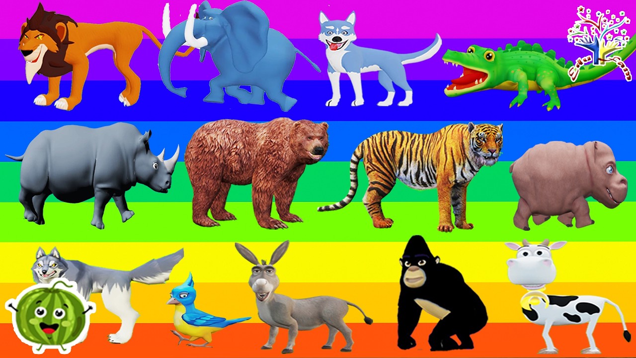 The Animal Sounds Song || Do you know What Sounds does the animals make ...