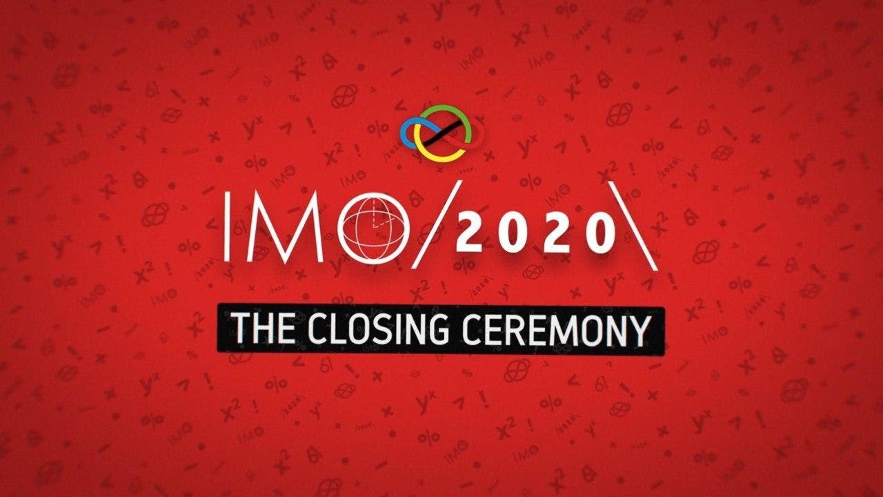 IMO 2020 The closing ceremony (new version) - YouTube