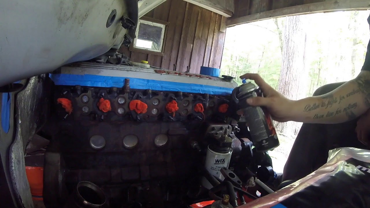 Cummins Engine Paint Part One! - YouTube