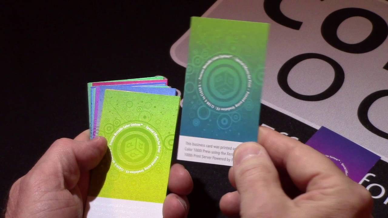 Xerox™ Color 1000i Press: Business Cards - YouTube
