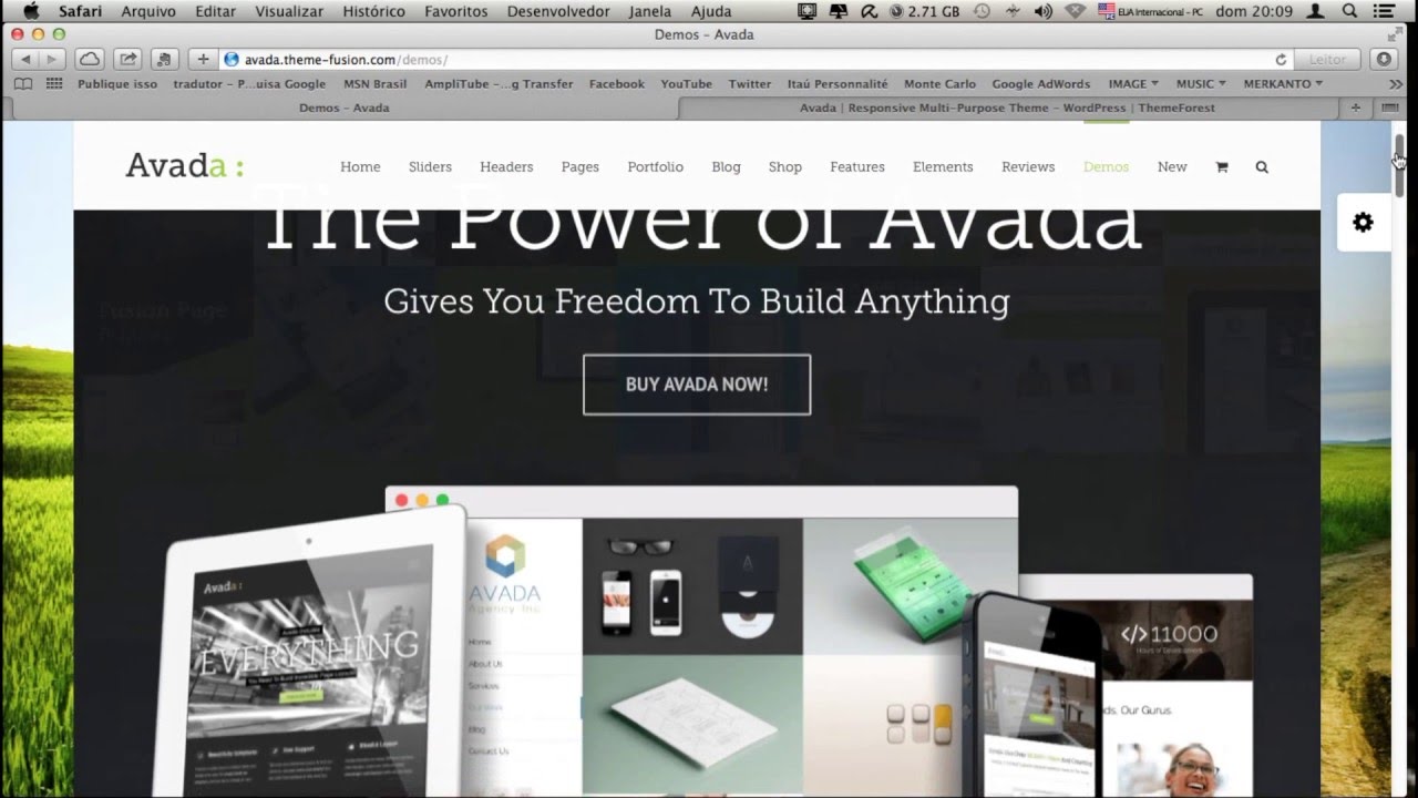 AVADA CLASSIC - Top Theme for WordPress 2016 (Layout Overview) - YouTube