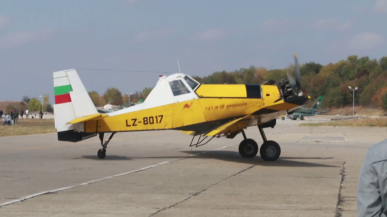 PZL M18 Dromader LZ-8017 - YouTube