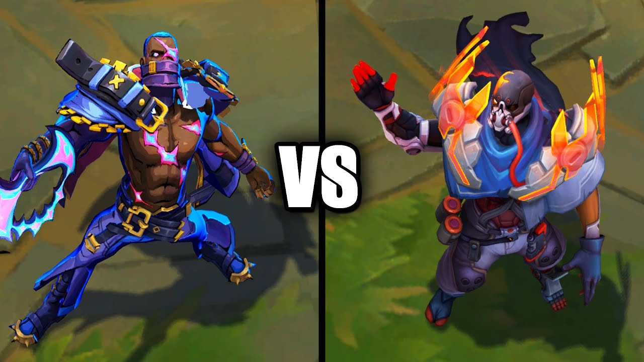 Soul Fighter Pyke vs PROJECT Pyke Skins Comparison (League of Legends ...