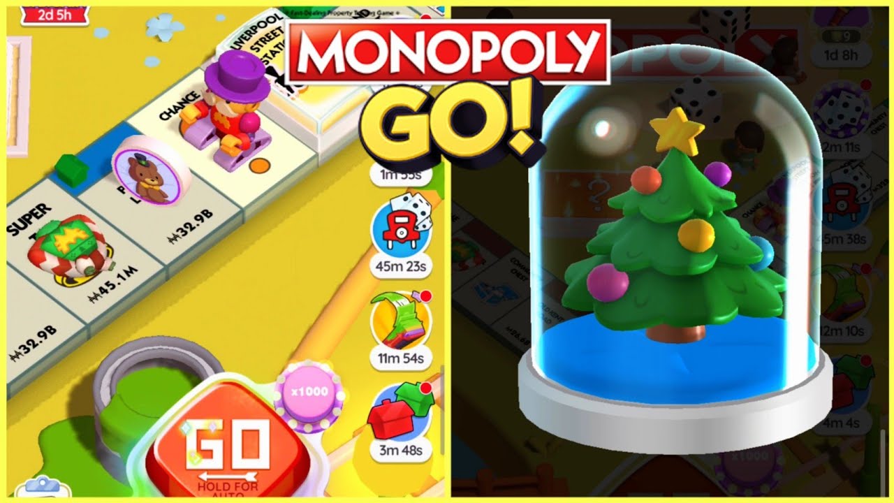 Monopoly Go x1000 Rolls Gameplay - Holiday Tree - New Token - Free ...
