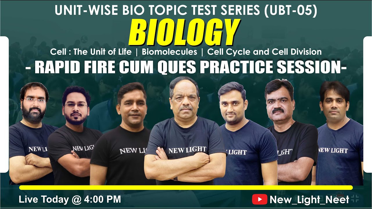 LIVE NEET 2024 | BIOLOGY RAPID FIRE REVISION | UNIT-WISE BIO TEST (UBT ...