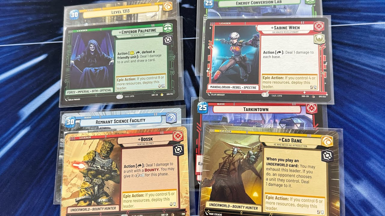 Exploring the Meta - Gauntlet tryouts? Star Wars Unlimited Gameplay ...