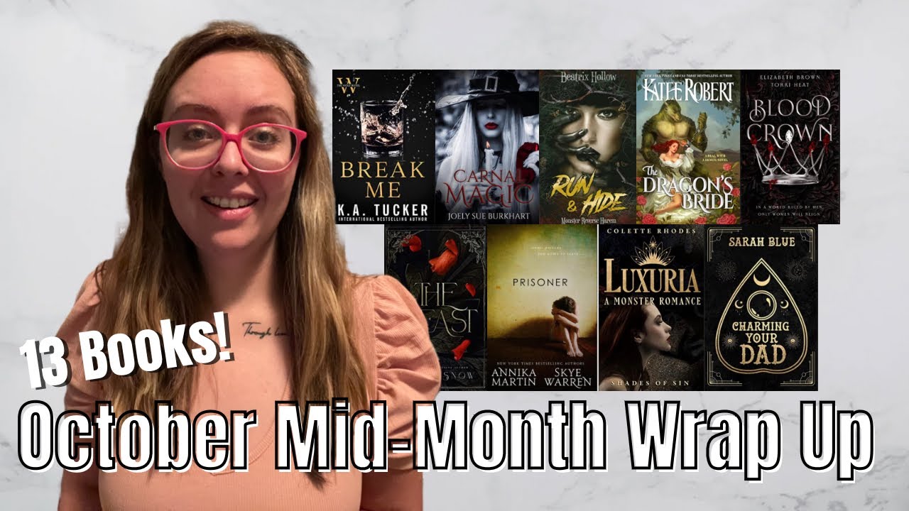 October Mid-Month Wrap Up | 13 Books! - YouTube