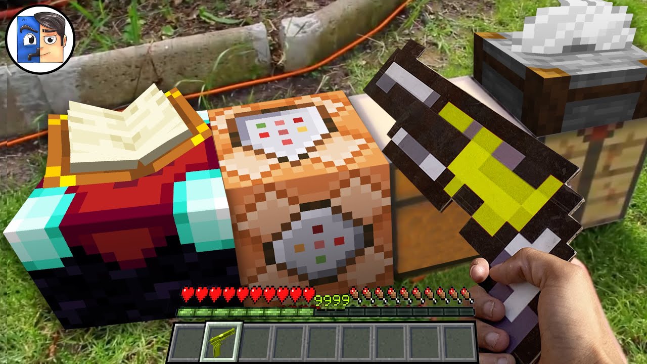 Minecraft in Real Life POV REALISTIC CRAFTING GUN in Minecraft En La ...