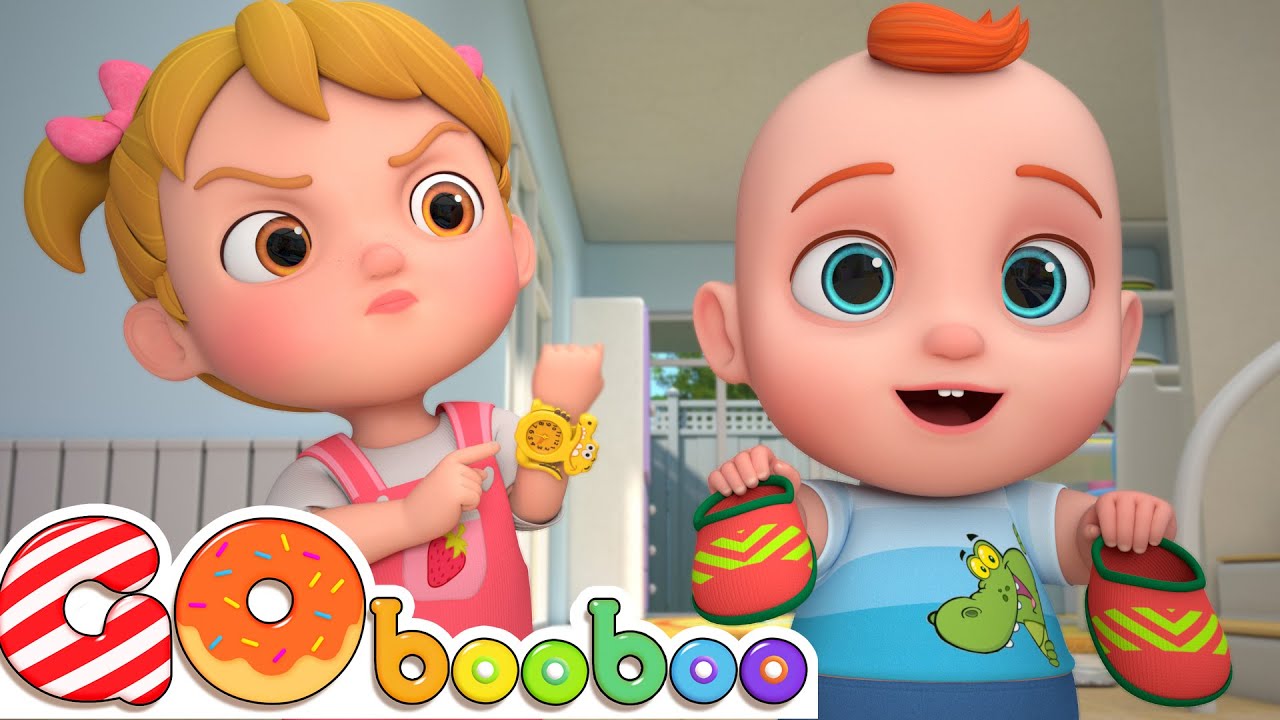 Put On Your Shoes Let’s Go Song | GoBooBoo Kids Songs and Nursery ...