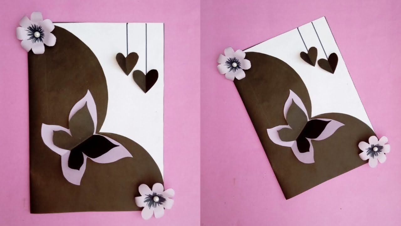 DIY card making | Beautiful paper card making ideas | Handmade greeting ...